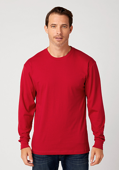 Men's Premium Long Sleeve Tee | Cotton Heritage