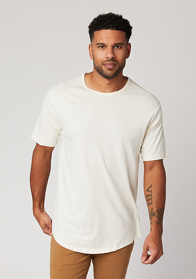 Unisex Drop Tail T-Shirt | Cotton Heritage