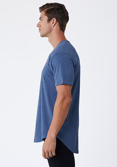 Unisex Drop Tail T-Shirt | Cotton Heritage