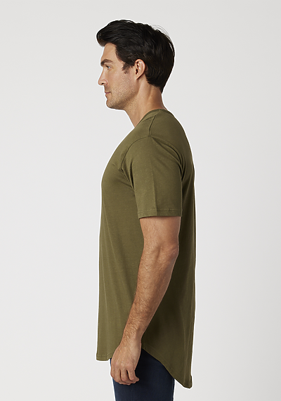 Unisex Drop Tail T-Shirt | Cotton Heritage