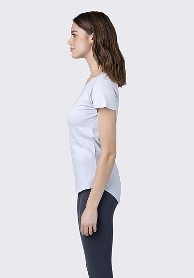 Cotton Modal Scoop Neck Tee | Cotton Heritage